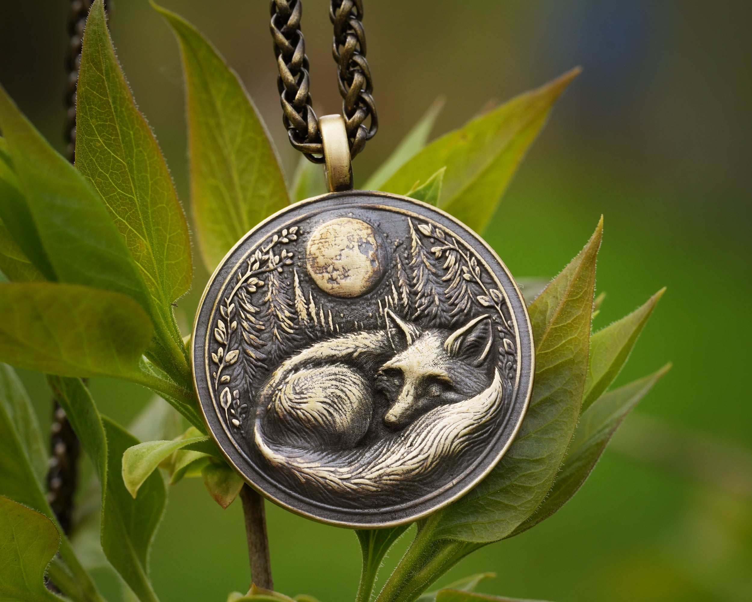 Mystical Animals Jewelry Collection | Fox, Deer, Mouse & Wolf Pendants ...